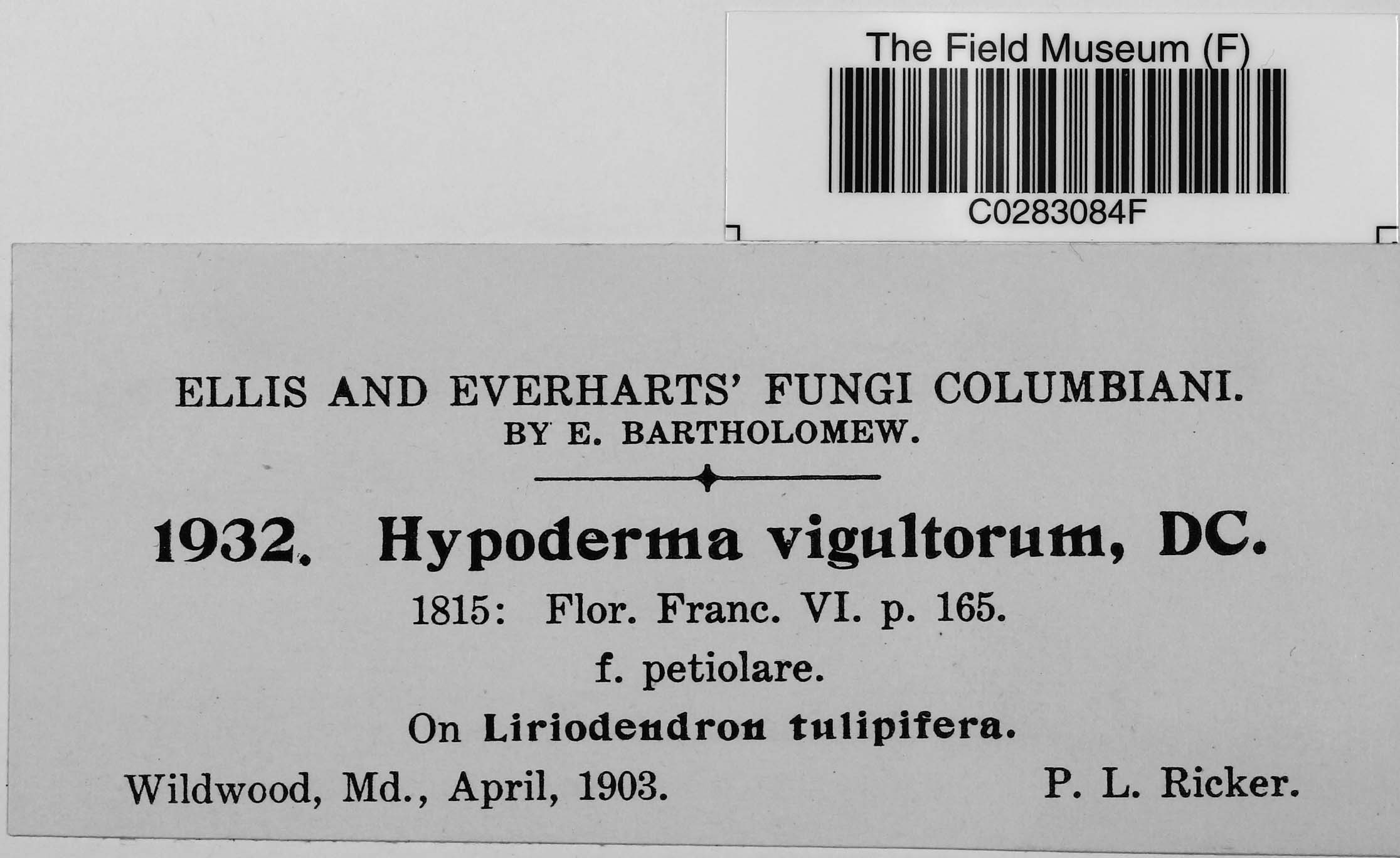 MyCoPortal Detailed Collection Record Information