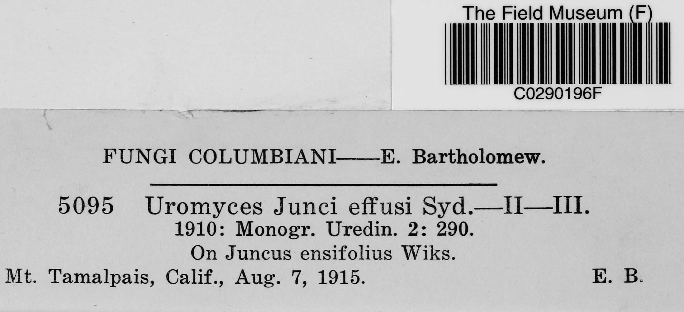 MyCoPortal Detailed Collection Record Information